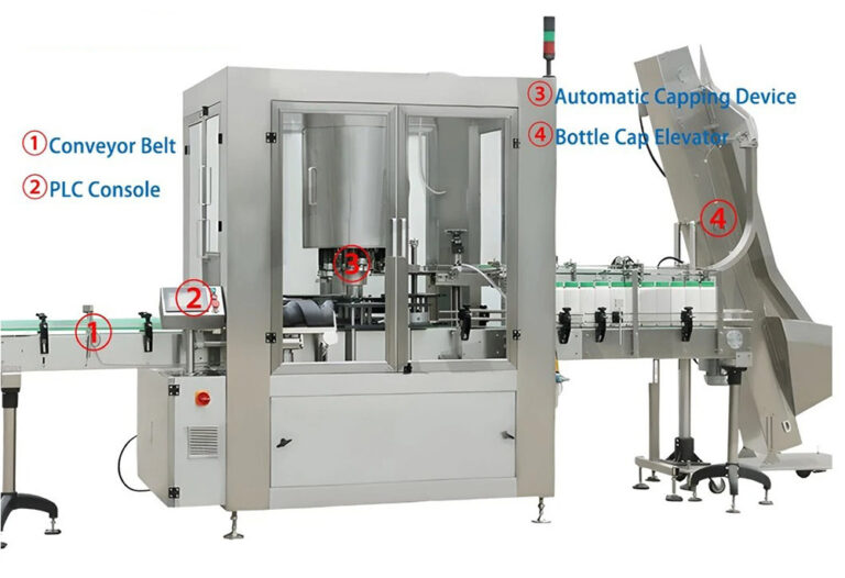 Automatic 6 Head Rotary Capping Machine - VKPAK