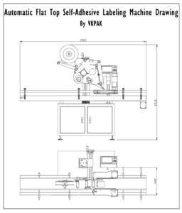 Automatic Flat Top Self-Adhesive Labeling Machine - VKPAK