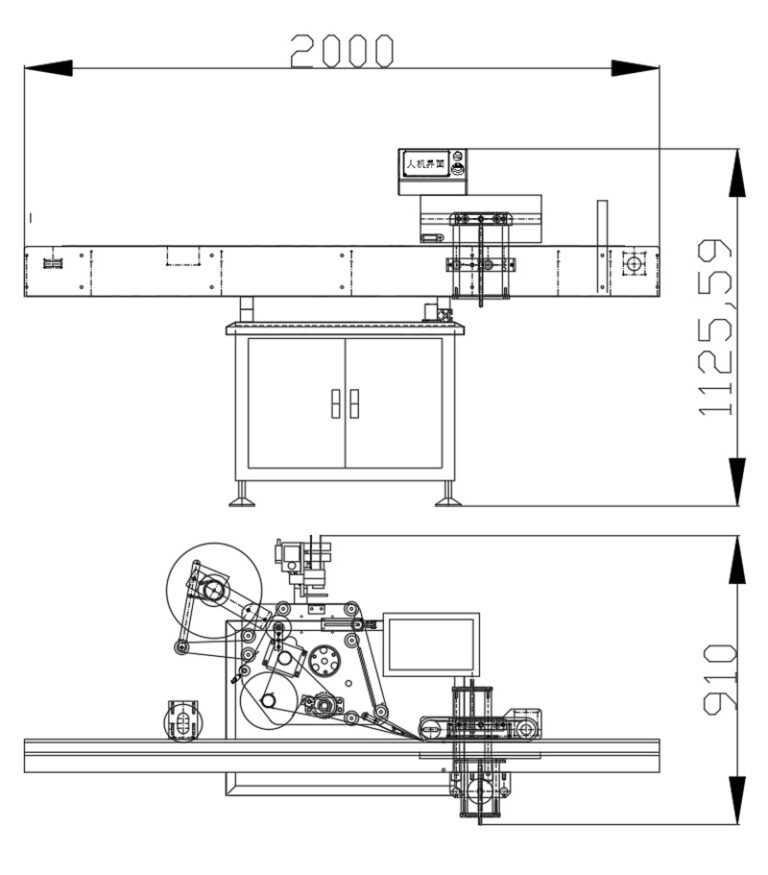 Self Adhesive Labelling machine , Labeller | Sticker Labeling Machine